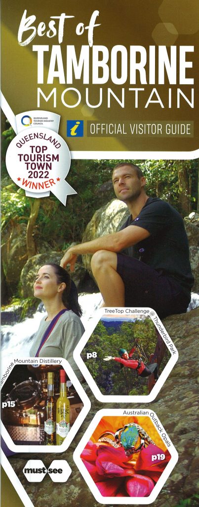 Tamborine Mountain Map | Surfers Paradise Brochure Service