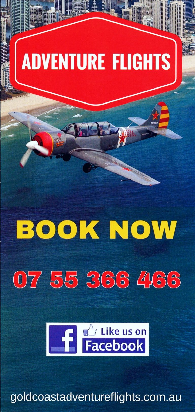 Gold Coast Adventure Flights | Surfers Paradise Brochure Service