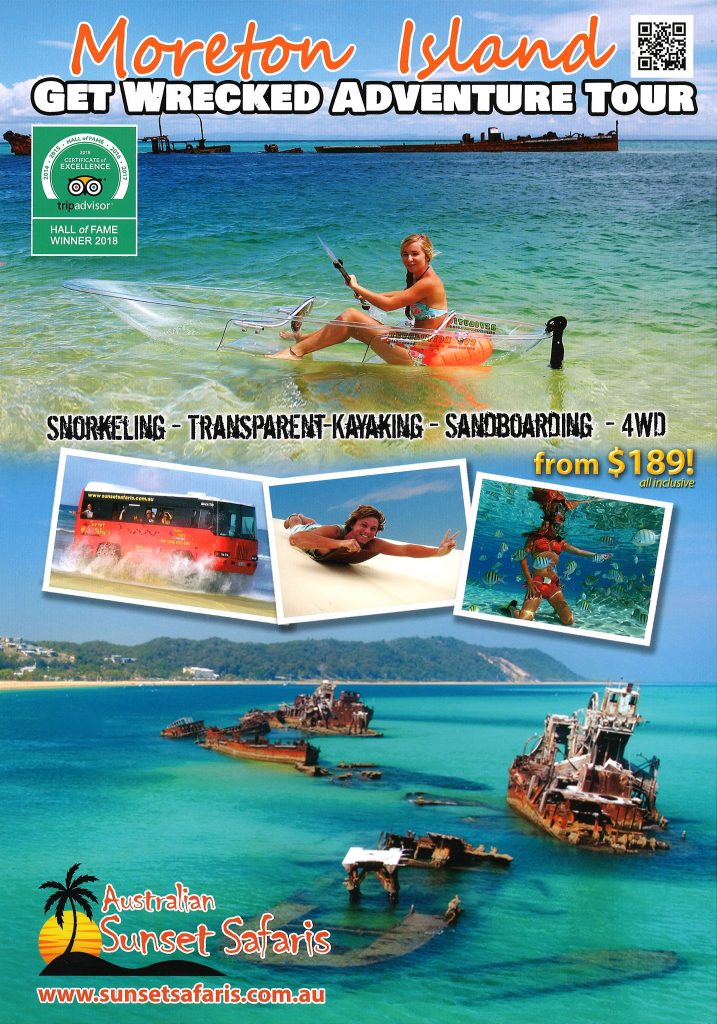 Moreton Island Get Wrecked | Surfers Paradise Brochure Service Moreton Island Get Wrecked | Surfers Paradise Brochure Service