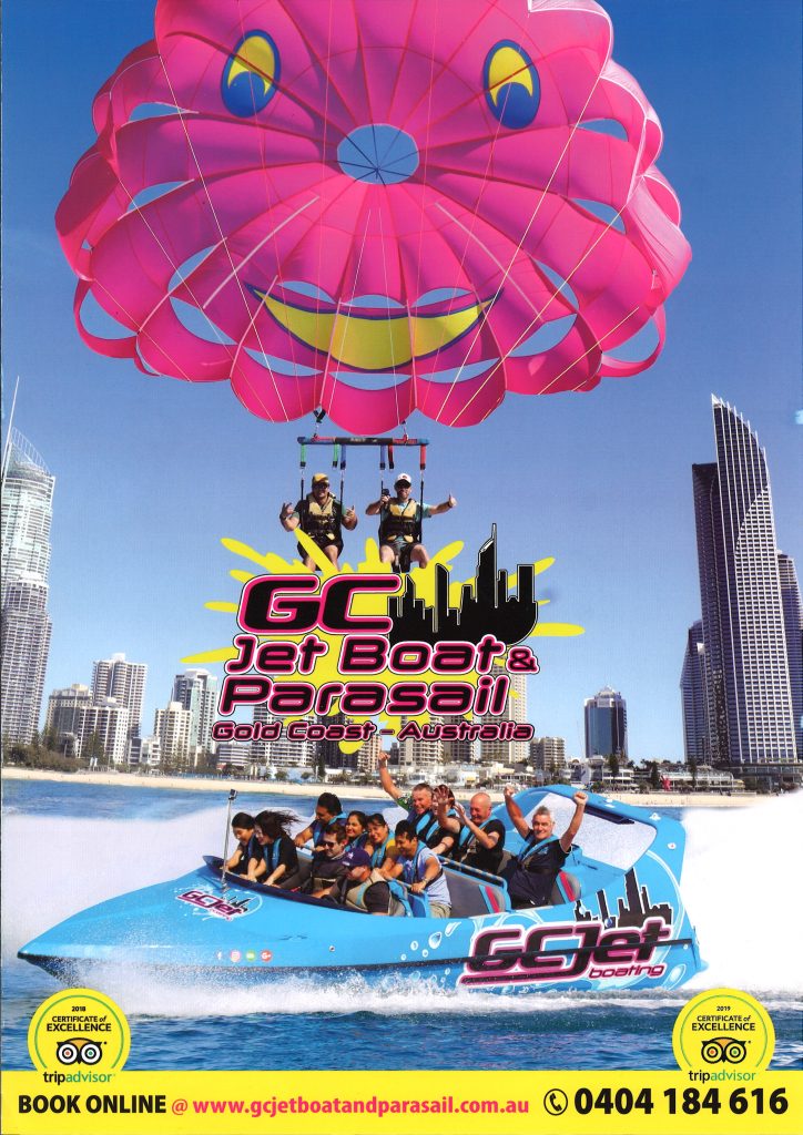 GC Jet Boating A4 | Surfers Paradise Brochure Service