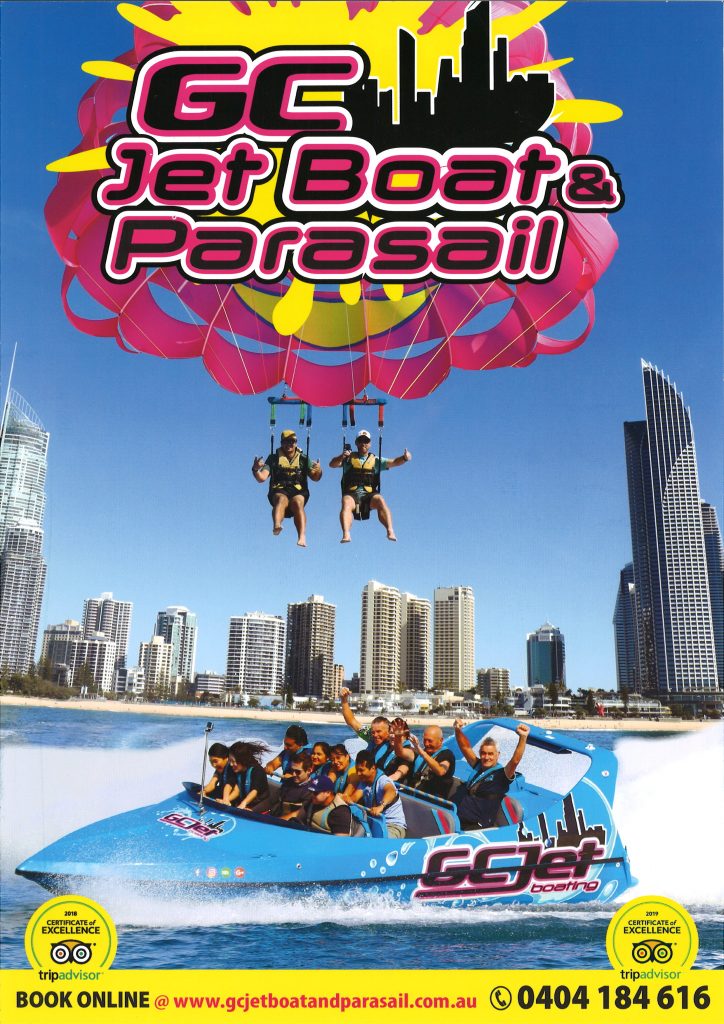 GC Jet Boating A4 | Surfers Paradise Brochure Service