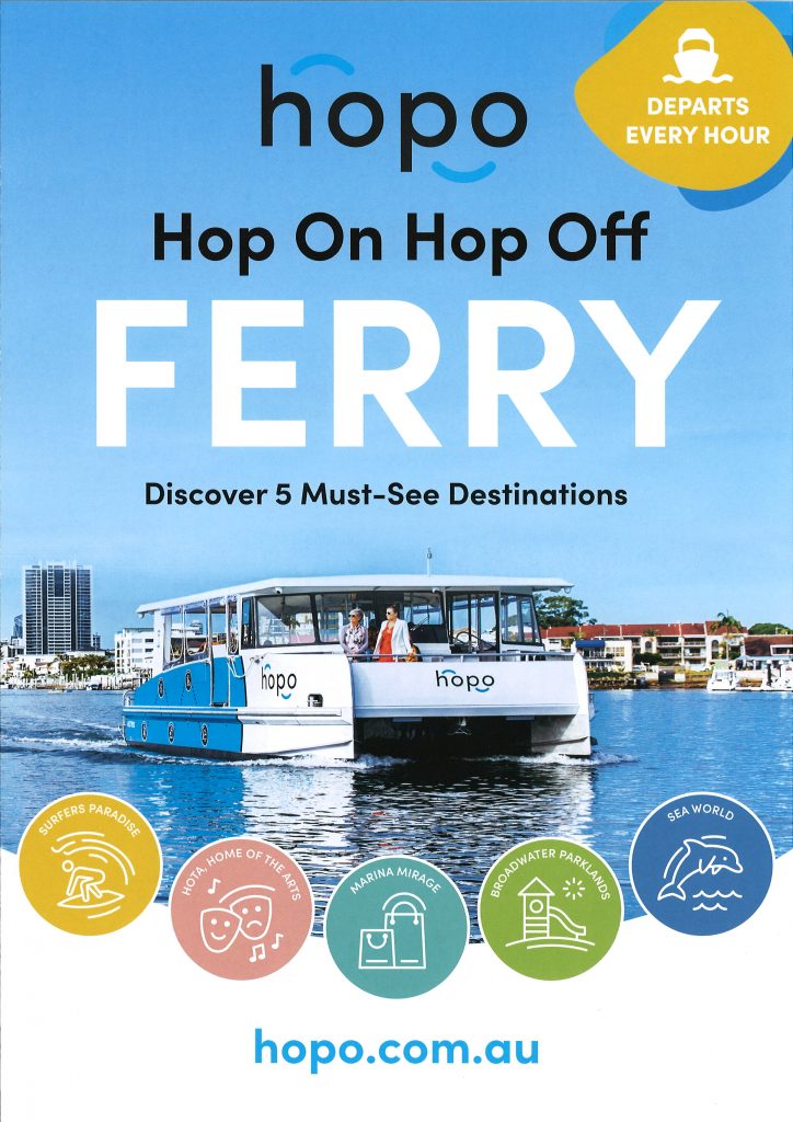 Hopo Ferry Service | Surfers Paradise Brochure Service